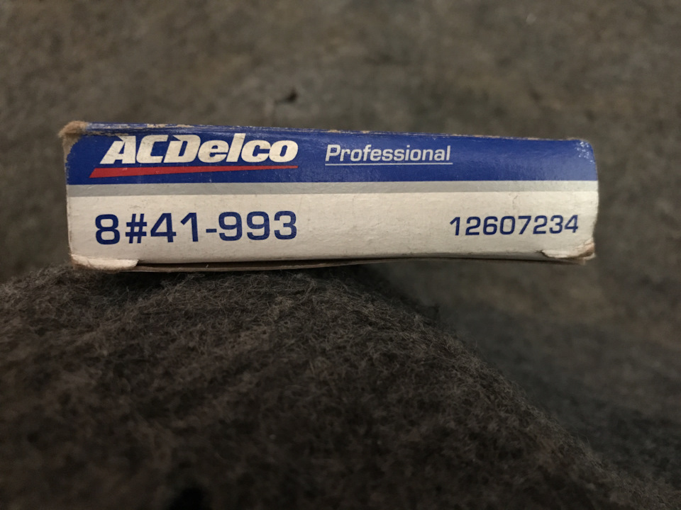 12607234 Свеча зажигания GM | Запчасти на DRIVE2