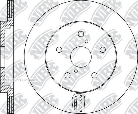 RN1932 Диск тормозной задний NIBK | Запчасти на DRIVE2