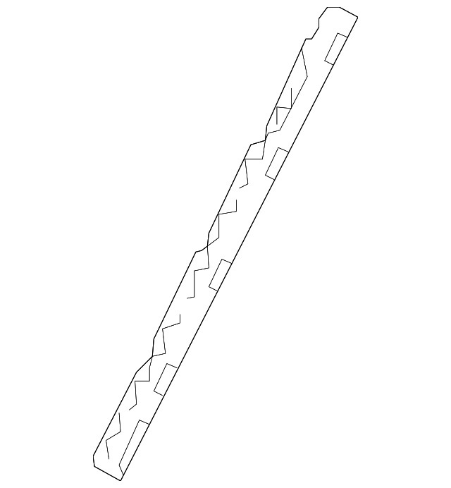 LR106791 Pillar Molding Retainer Strip Jaguar Land Rover | Запчасти на ...