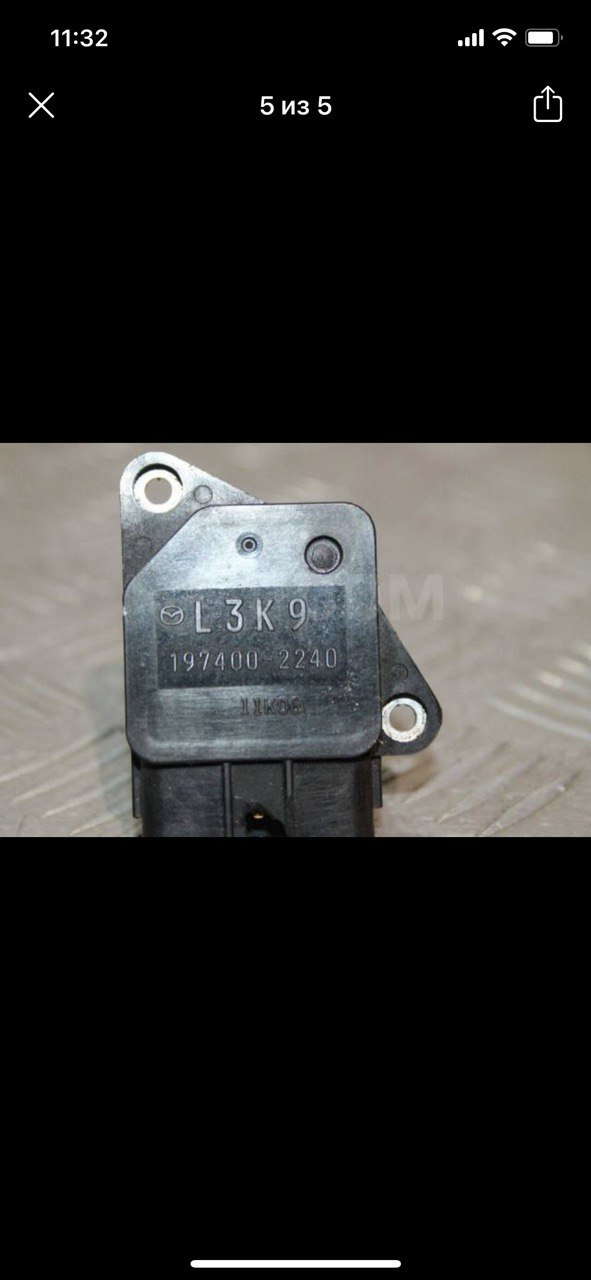 L3K913215 Датчик расхода воздуха Mazda | Запчасти на DRIVE2
