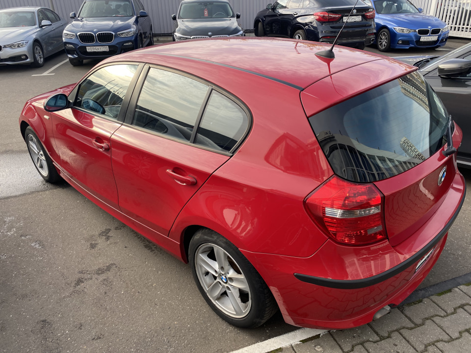 Первое бесплатное ТО) — BMW 1 series (E81/E87), 1,6 л, 2009 года | плановое ТО | DRIVE2