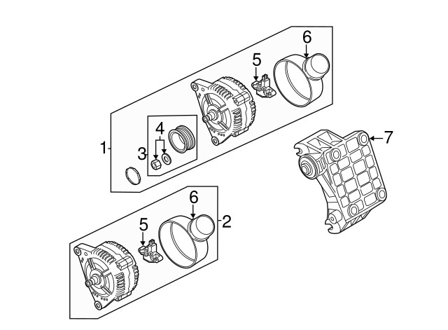 059903015P Генератор переменного тока VAG | Запчасти на DRIVE2
