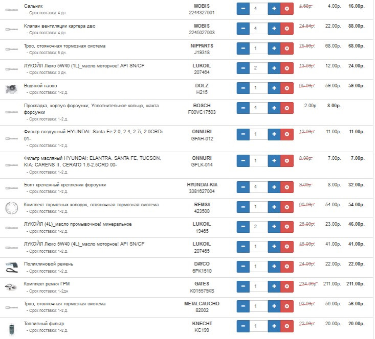 Продолжаем закупку — Hyundai Santa Fe (1G), 2 л, 2002 года | плановое ...