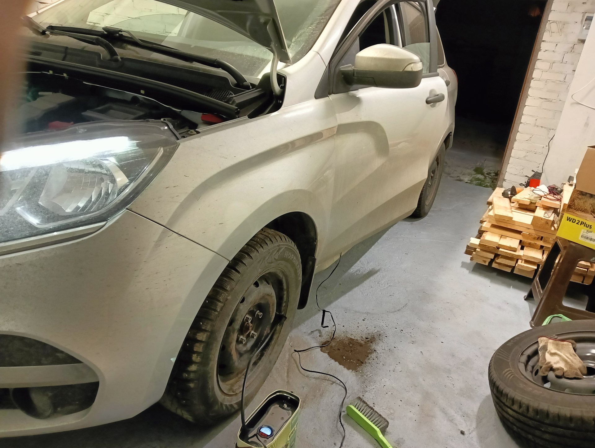 ТО-5.2 — Замена и обслуживание передних тормозов. — Lada XRAY, 1,6 л ...