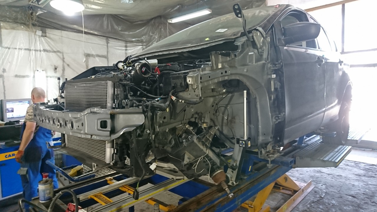 Заводские точки Ford Escape Mk2 (Kuga) процесс восстановления ч.2 ...