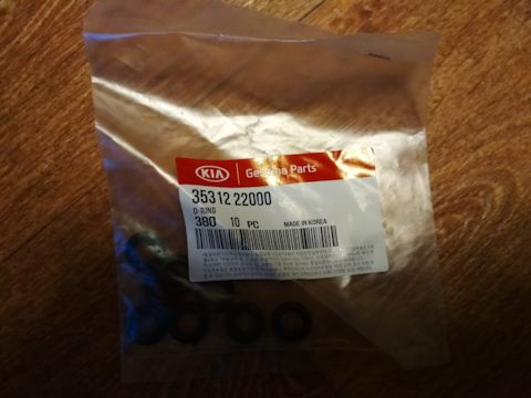 3531222000 Кольцо инжектора уплотнительное KIA HYUNDAI | Запчасти на DRIVE2