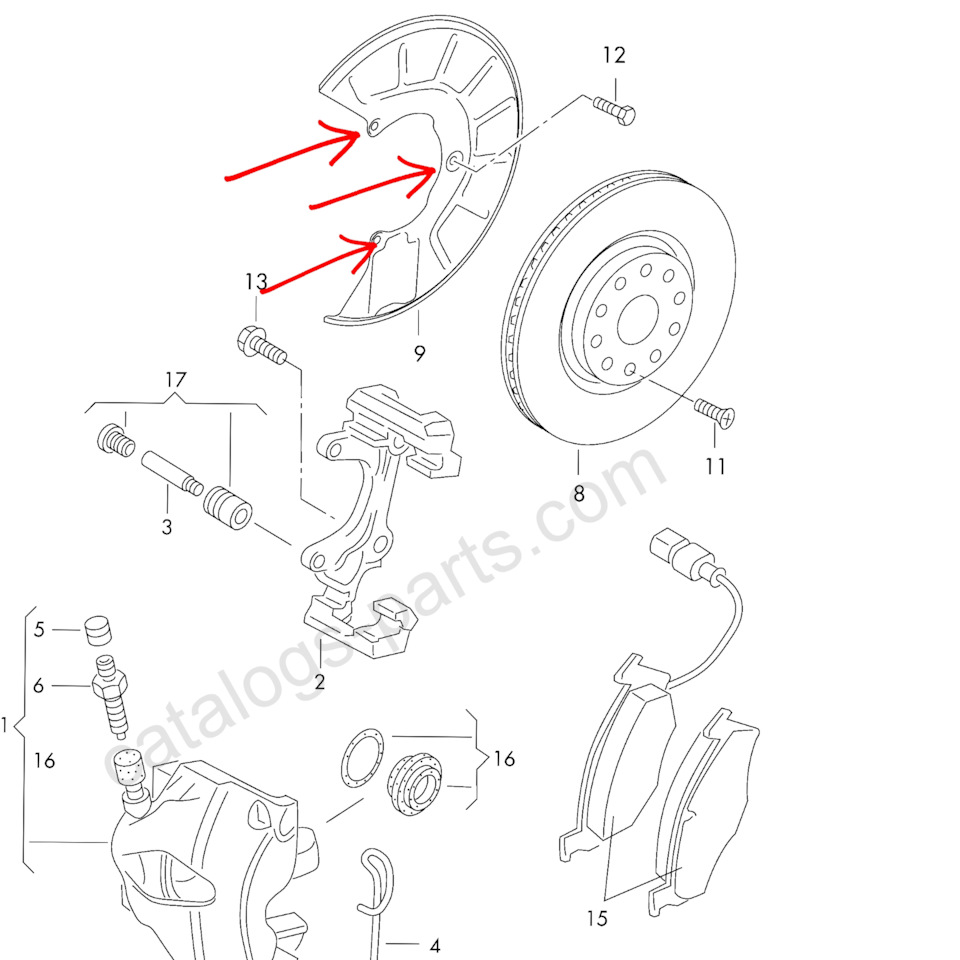 Замена переднего ступичного подшипника Passat B6 — Volkswagen Passat B6 ...