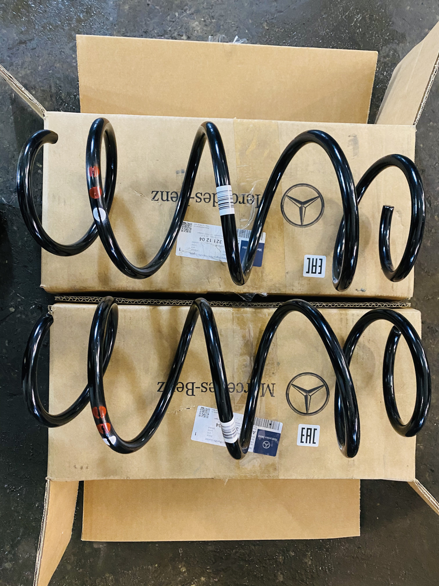 Пружины и пластик ДХО — Mercedes-Benz C-Class (W204), 1,6 л, 2013 года ...