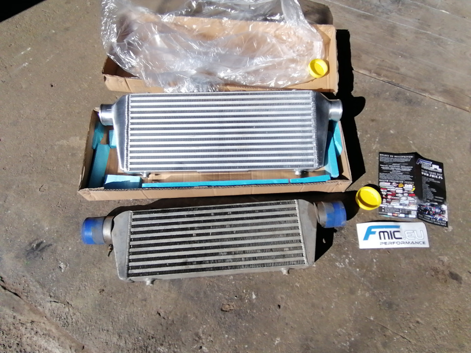 Интеркулер Fmic — Volkswagen Golf Mk4, 1,9 л, 2001 года | своими руками ...