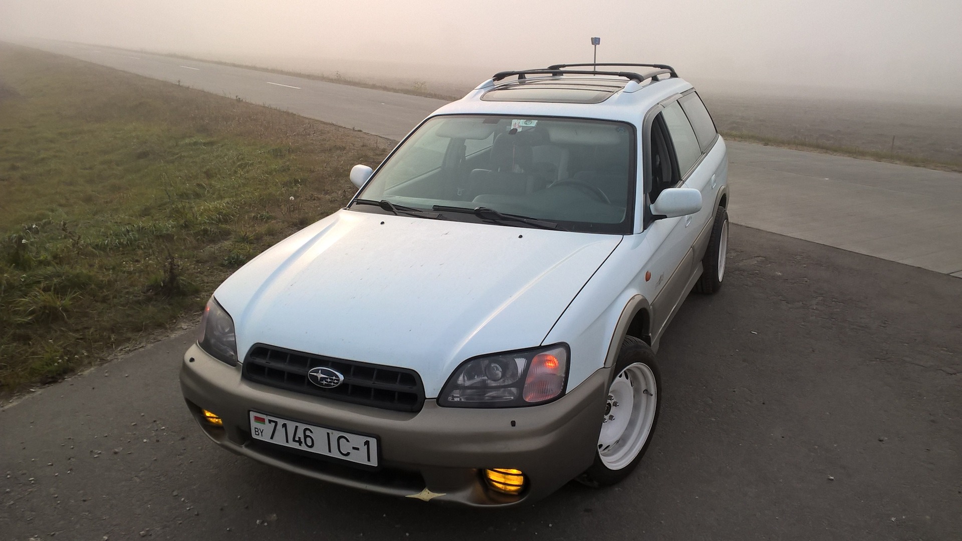 Subaru Legacy Outback (BE/BH) 2.5 бензиновый 2000 | снежный на DRIVE2