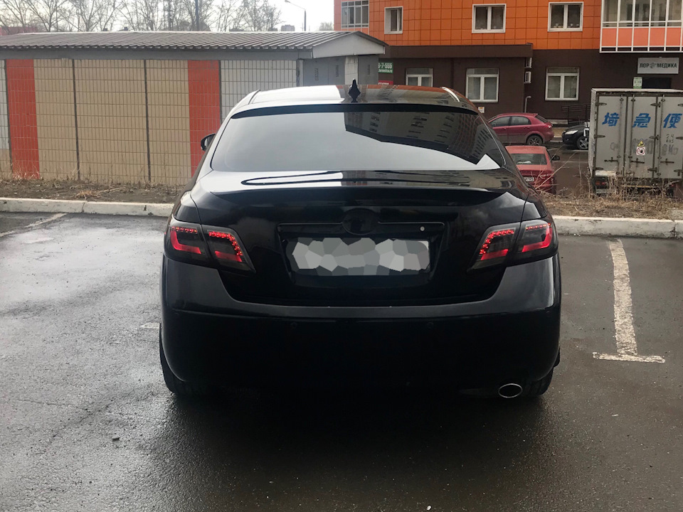 Задняя оптика Red New Black😎 — Toyota Camry (XV40), 2,4 л, 2010 года ...