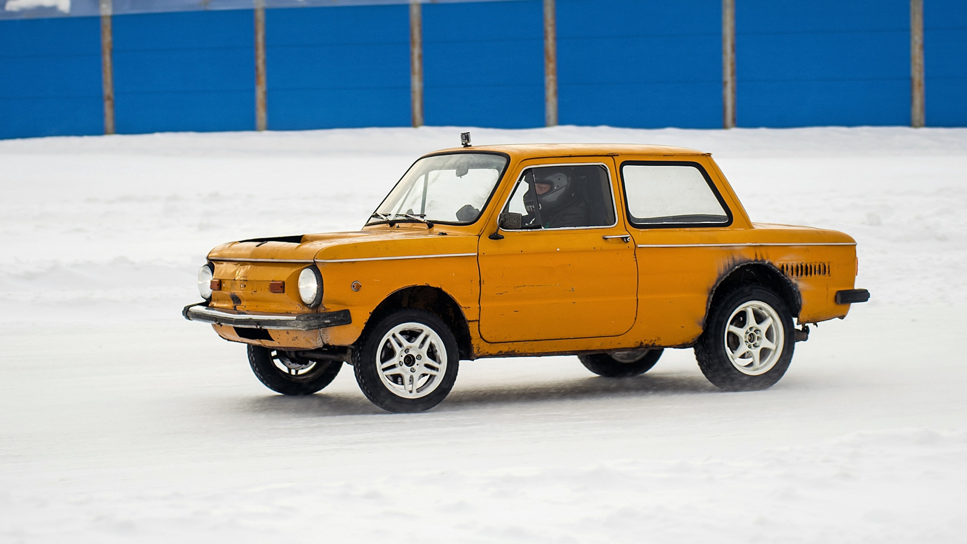 1 этап Time Attack Zone на Кузбасском Автодроме 17.01.2021 — ЗАЗ 968, 1,6 л, 1988 года ...