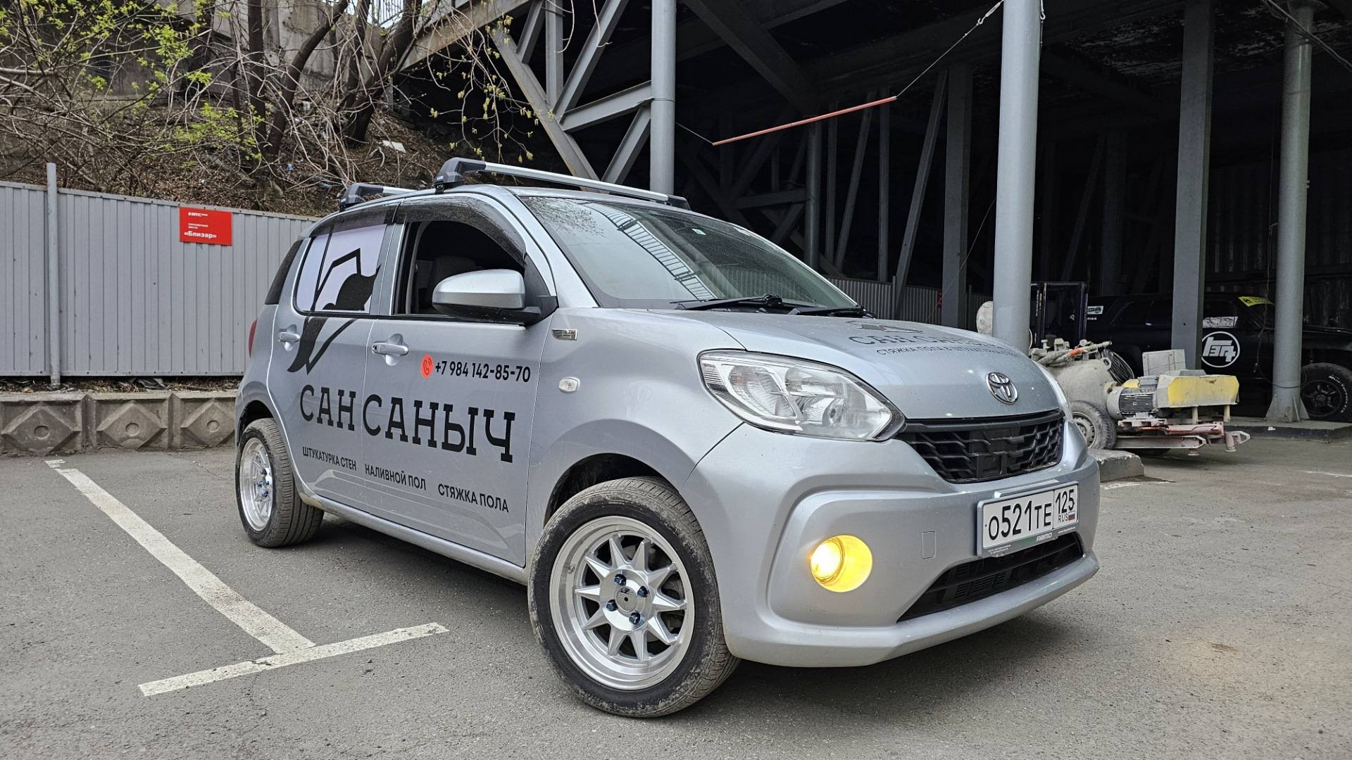 8. Теперь с велосипедом 🚲 поперечины LUX City 105мм — Toyota Passo (3G ...