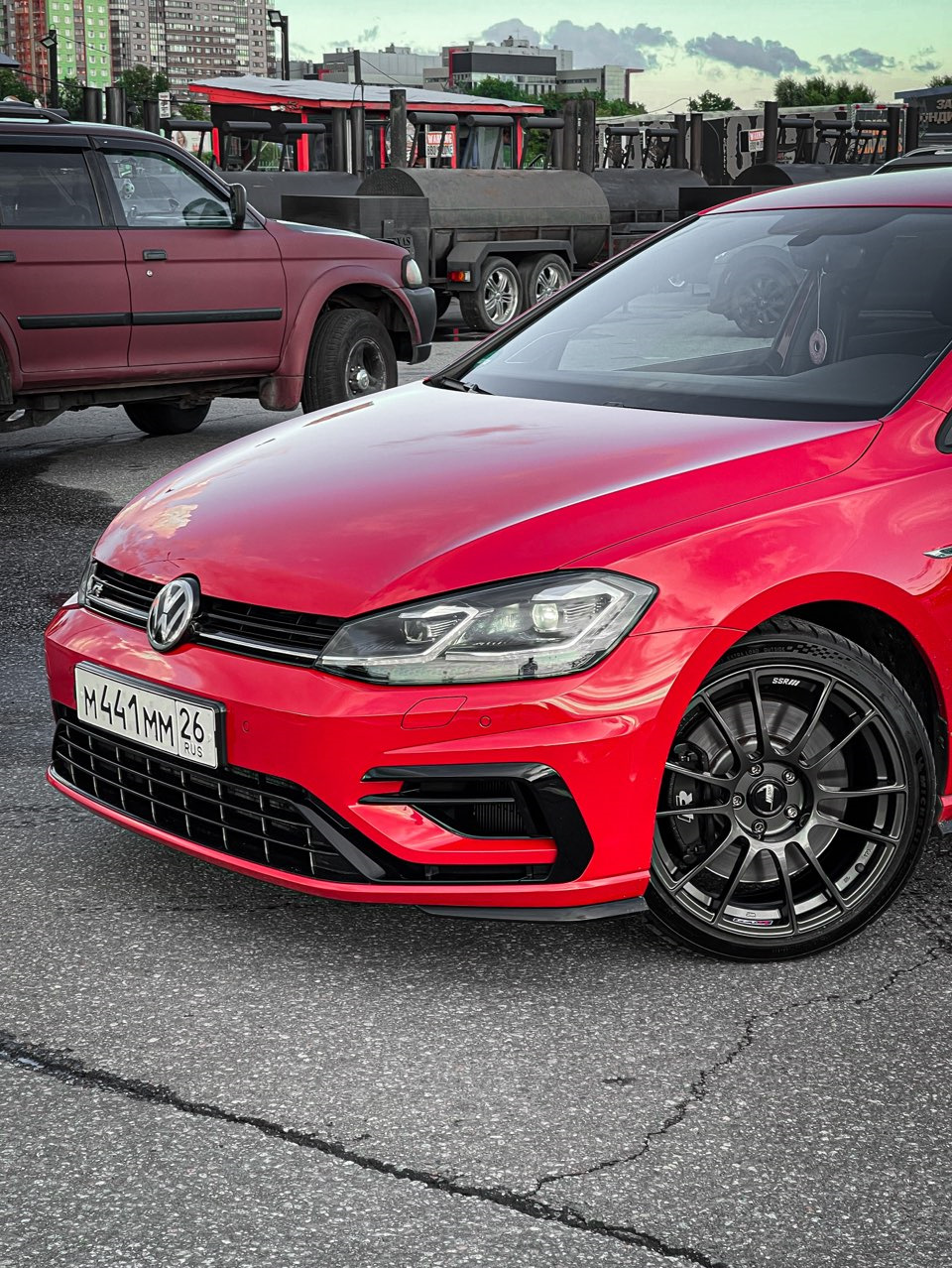 SSR GTX04 — Volkswagen Golf R Mk7, 2 л, 2019 года | колёсные диски | DRIVE2