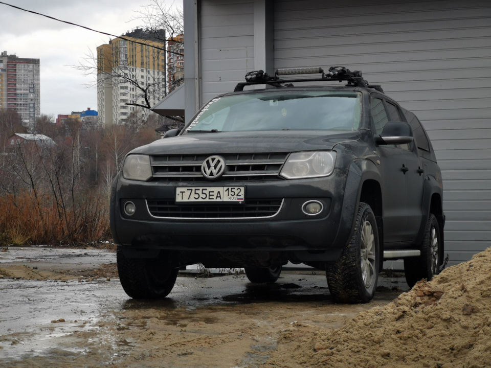 Дополнение о бюджетном лифте подвески в итоге +50мм — Volkswagen Amarok, 2 л, 2013 года | тюнинг ...