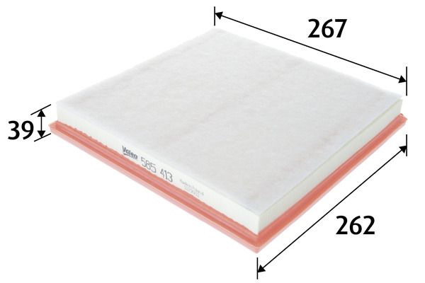 585413 Воздушный фильтр Valeo | Запчасти на DRIVE2