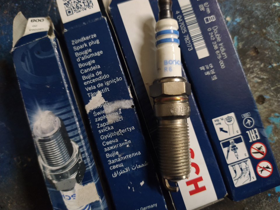 0242236675 Свеча зажигания BOSCH | Запчасти на DRIVE2