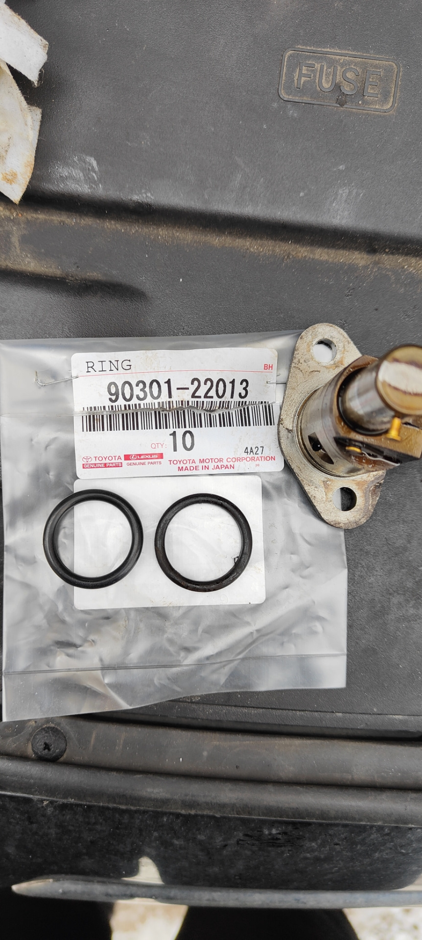 9030122013 Кольцо уплотнительное круглое 22х3.5 (80) TOYOTA LEXUS ...