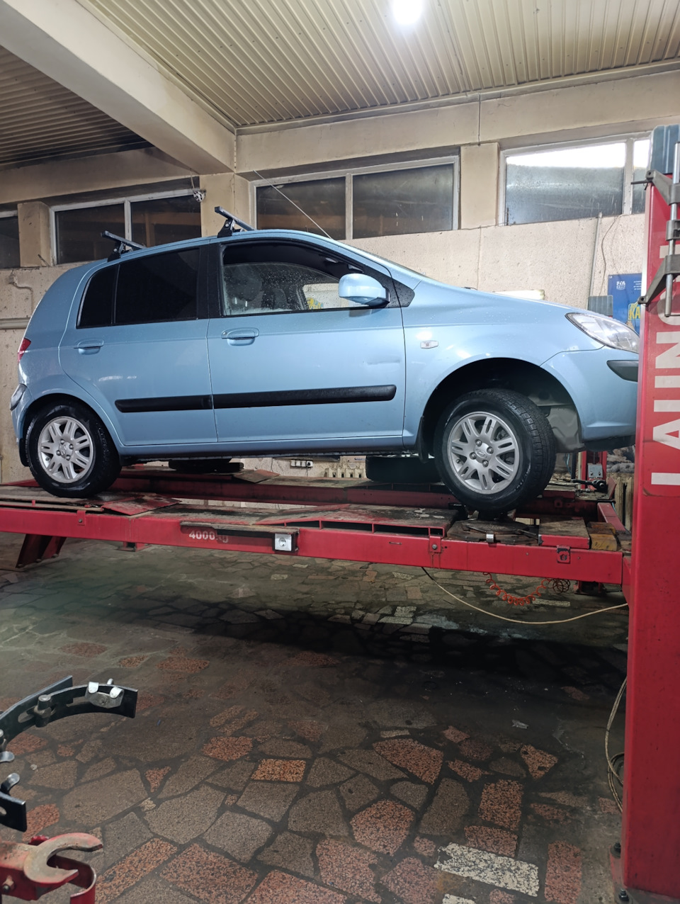 Рулевые наконечники+геометрия — Hyundai Getz, 1,6 л, 2007 года ...