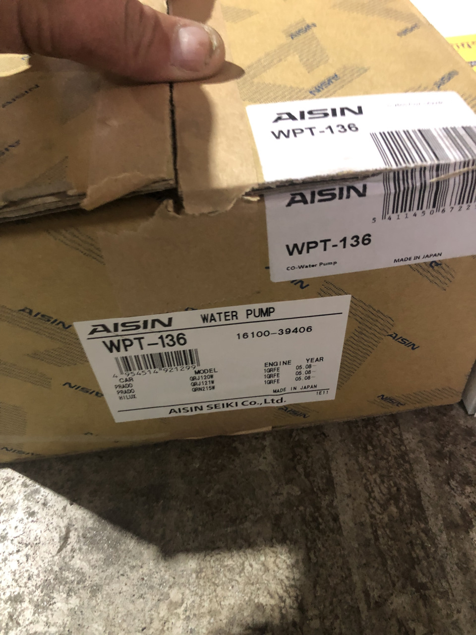 1610039406 Насос водяной TOYOTA LEXUS | Запчасти на DRIVE2