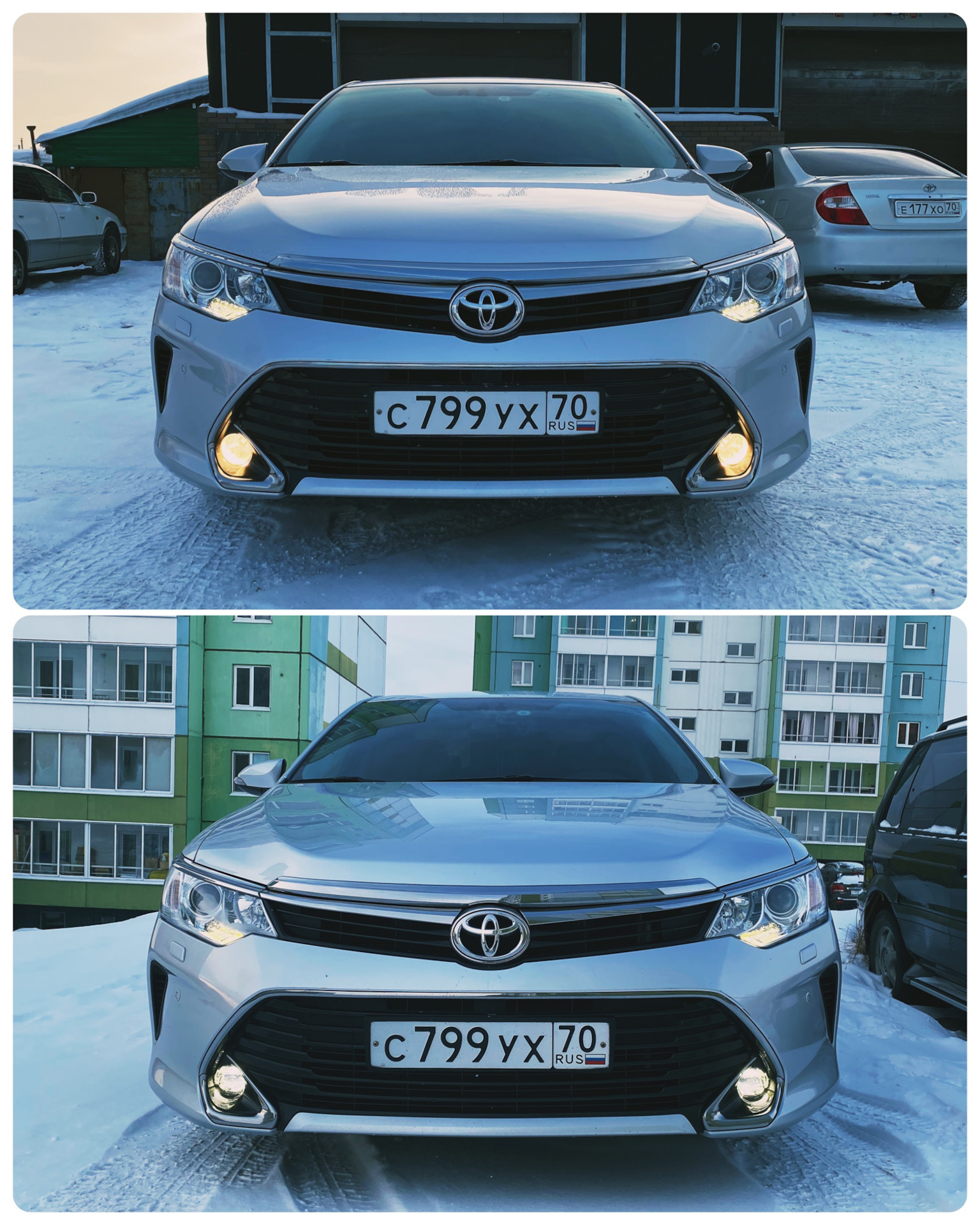 10. Установка ПТФ MTF (FL10TT). — Toyota Camry (XV50), 2,5 л, 2015 года ...