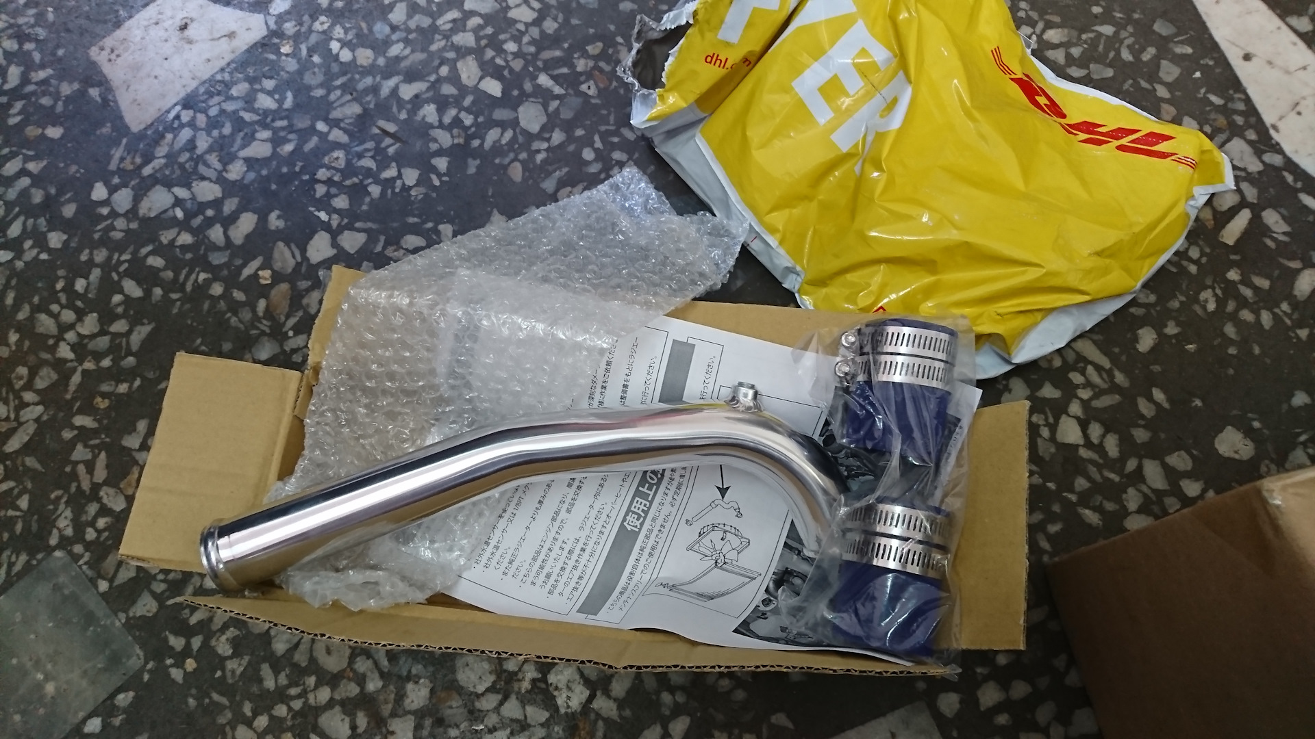 KTS алюминиевый патрубок радиатора под сенсор, фильтр нулевого сопротивления Apexi, гайки Rays ...