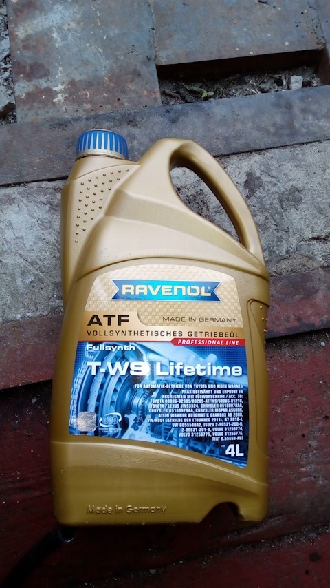 00289ATFWS Масло трансмиссионное синтетическое ATF WS, 1л TOYOTA LEXUS ...