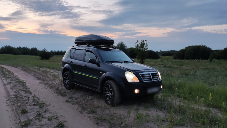 Сигналка + тонировка — SsangYong Rexton (2G), 2,7 л, 2010 года ...