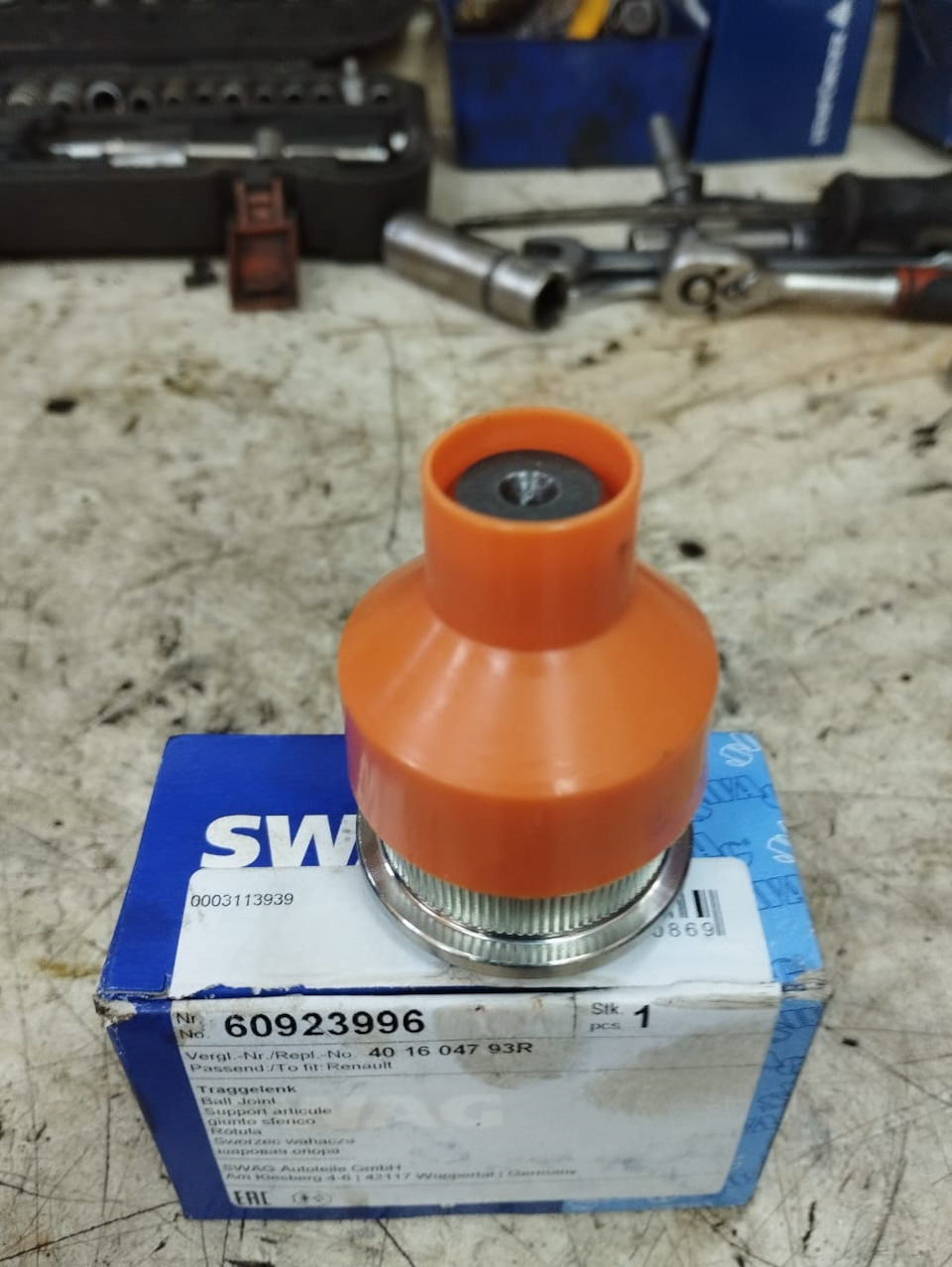 401604793R Шаровый палец рычага передней подвески RENAULT | Запчасти на ...