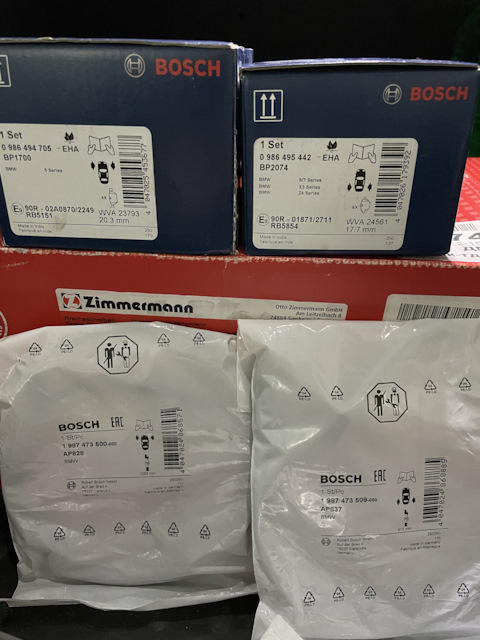 0986495442 ДИСКОВЫЕ КОЛОДКИ ЗАДНИЕ PREMIUM2 BOSCH | Запчасти на DRIVE2