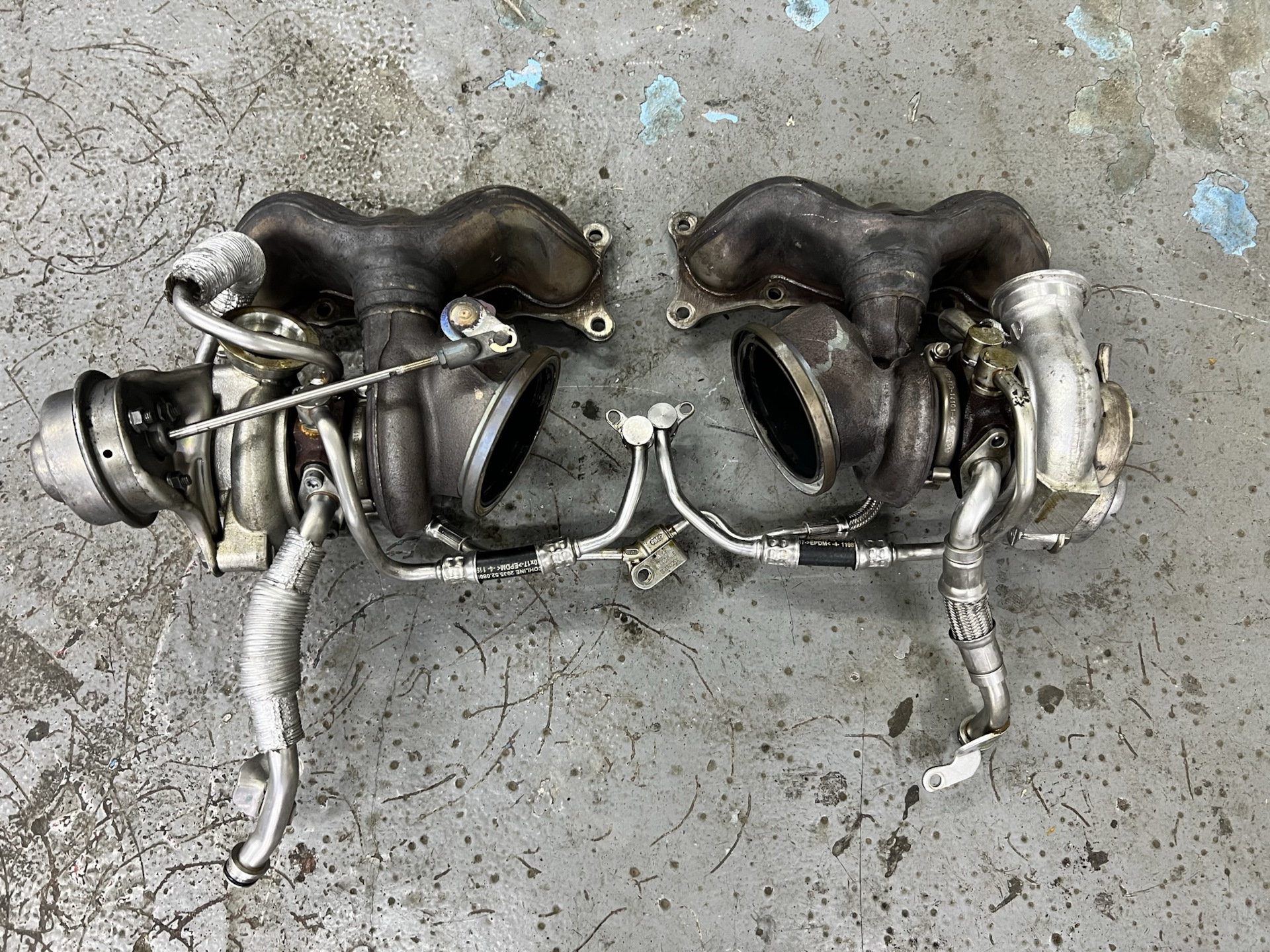 Вот она! плановая замена турбин!) — BMW 3 series Coupe (E92), 3 л, 2007 ...