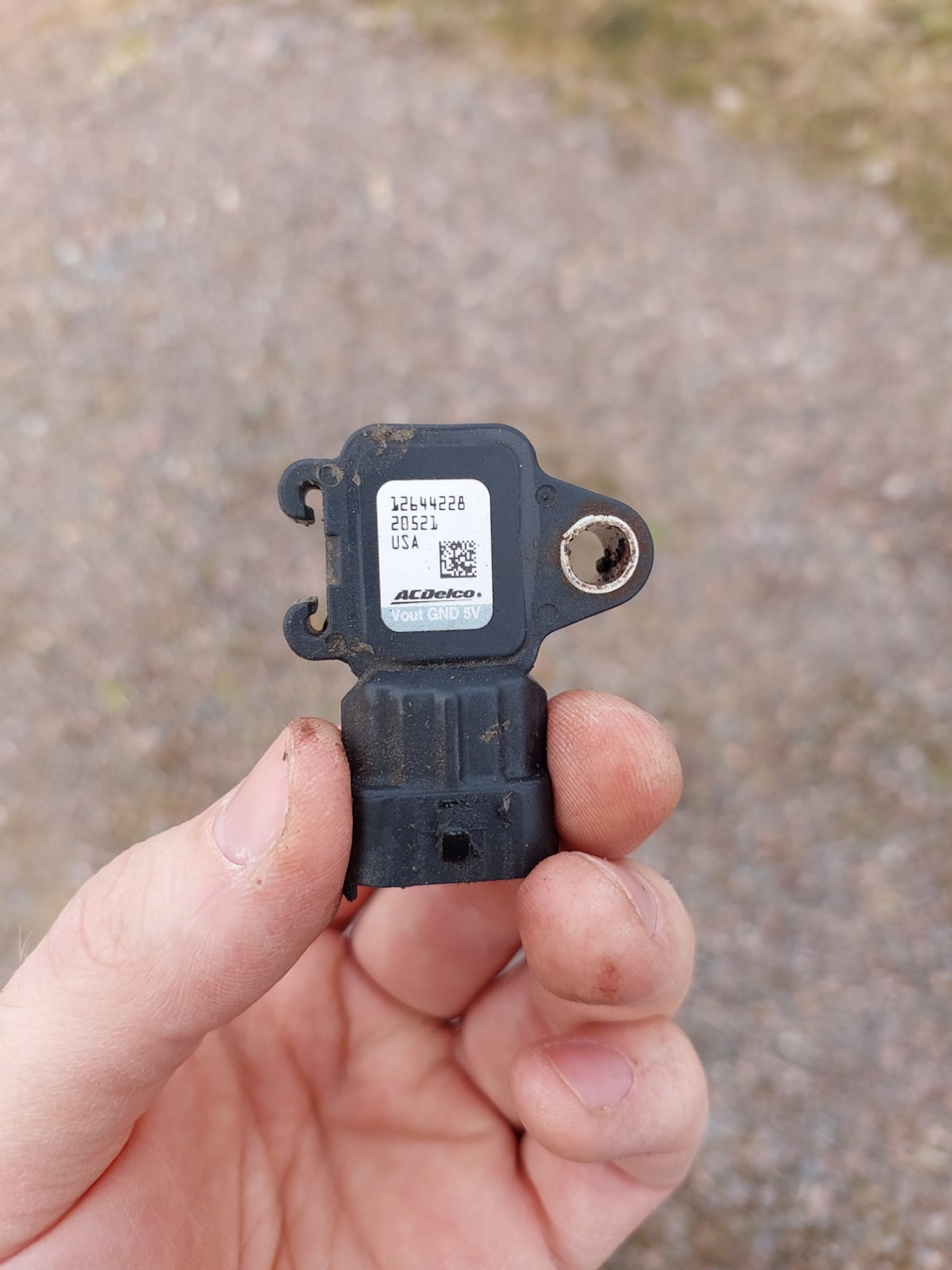 12644228 Датчик давления воздуха во впускном коллекторе GM | Запчасти ...
