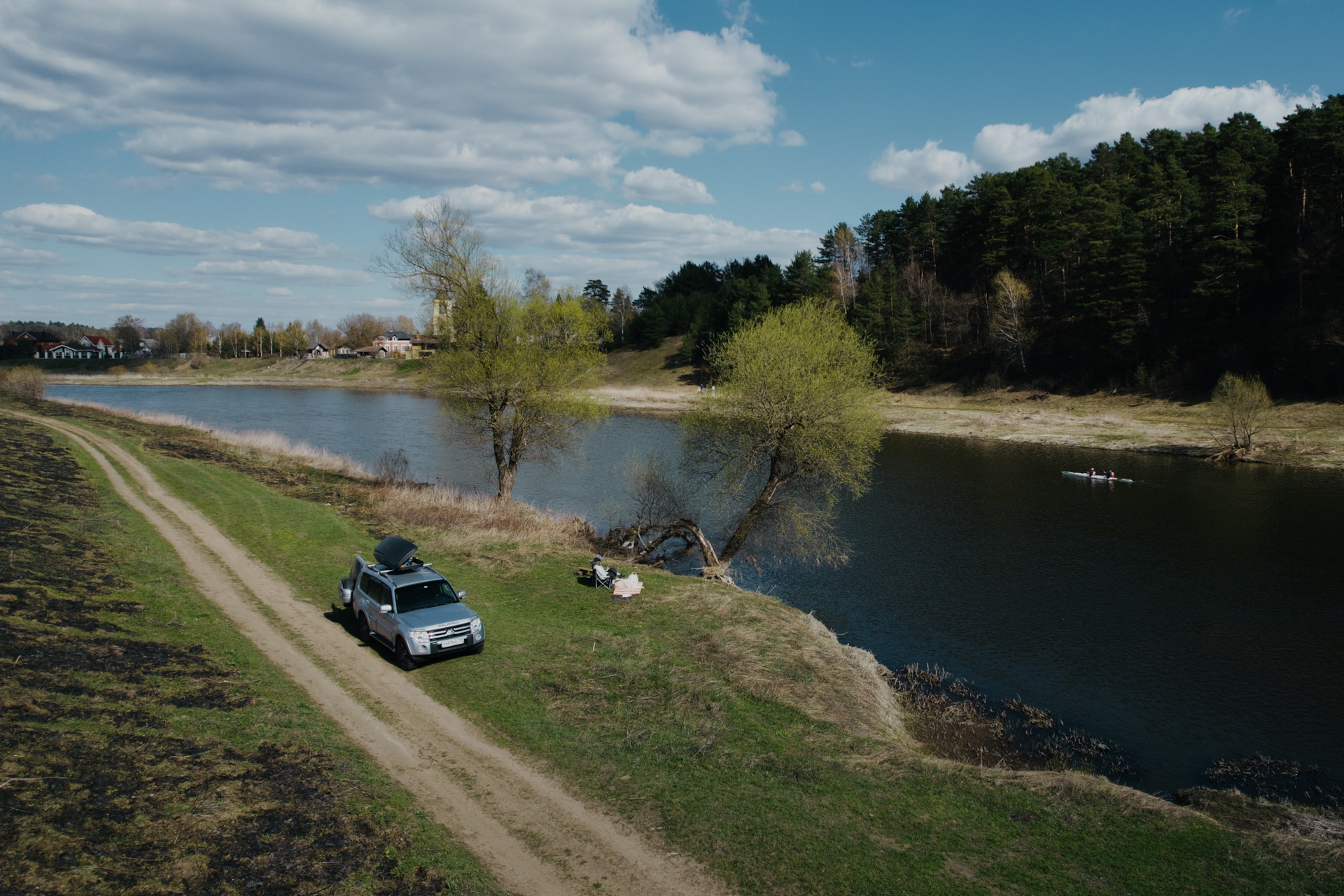 Открытие сезона + молле в форточки — Mitsubishi Pajero (4G), 3,2 л ...