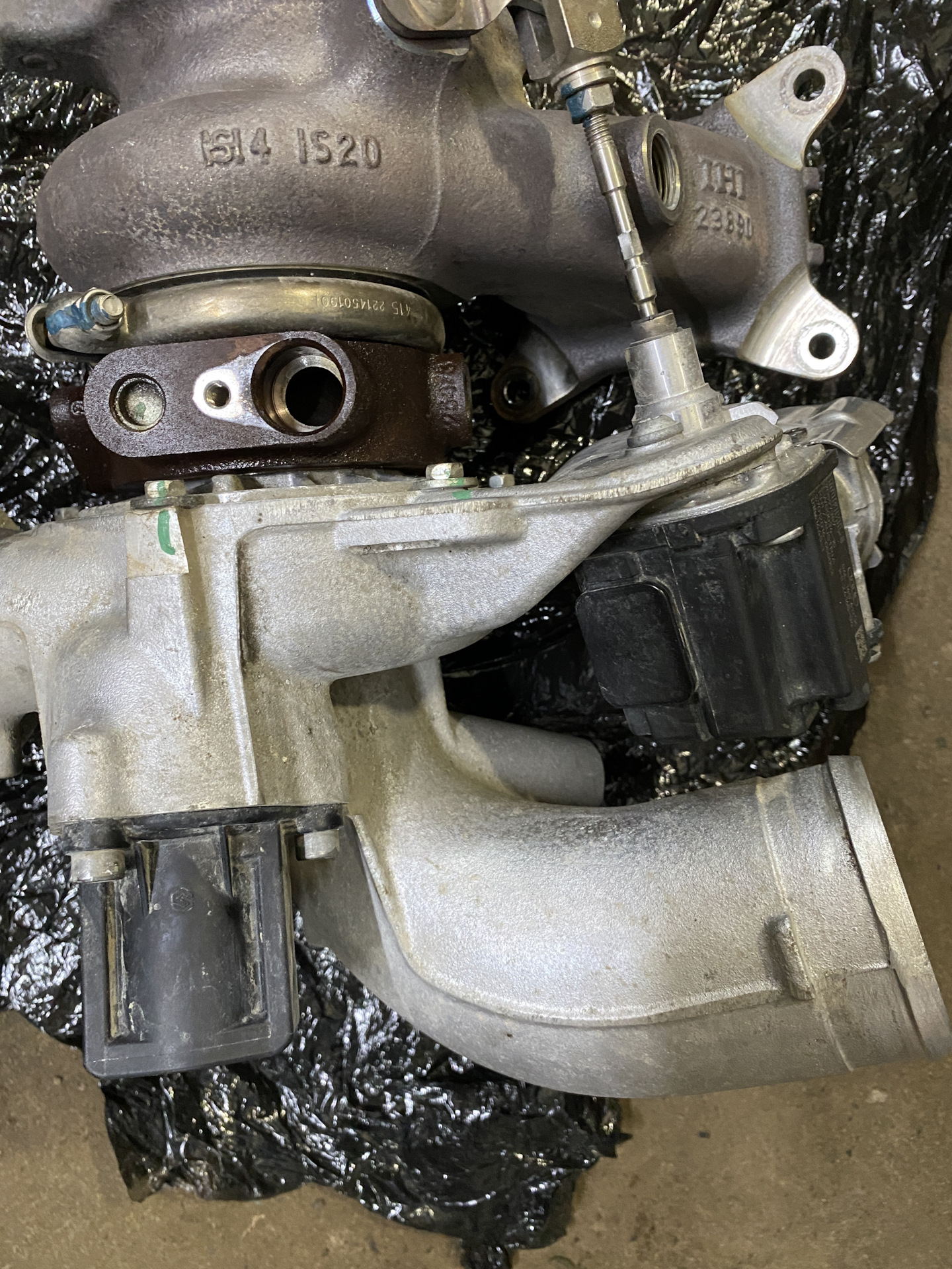 Замена турбины IHI IS 20 — 06l145722S от Q5 FY — Audi Q5 (1G), 2 л ...