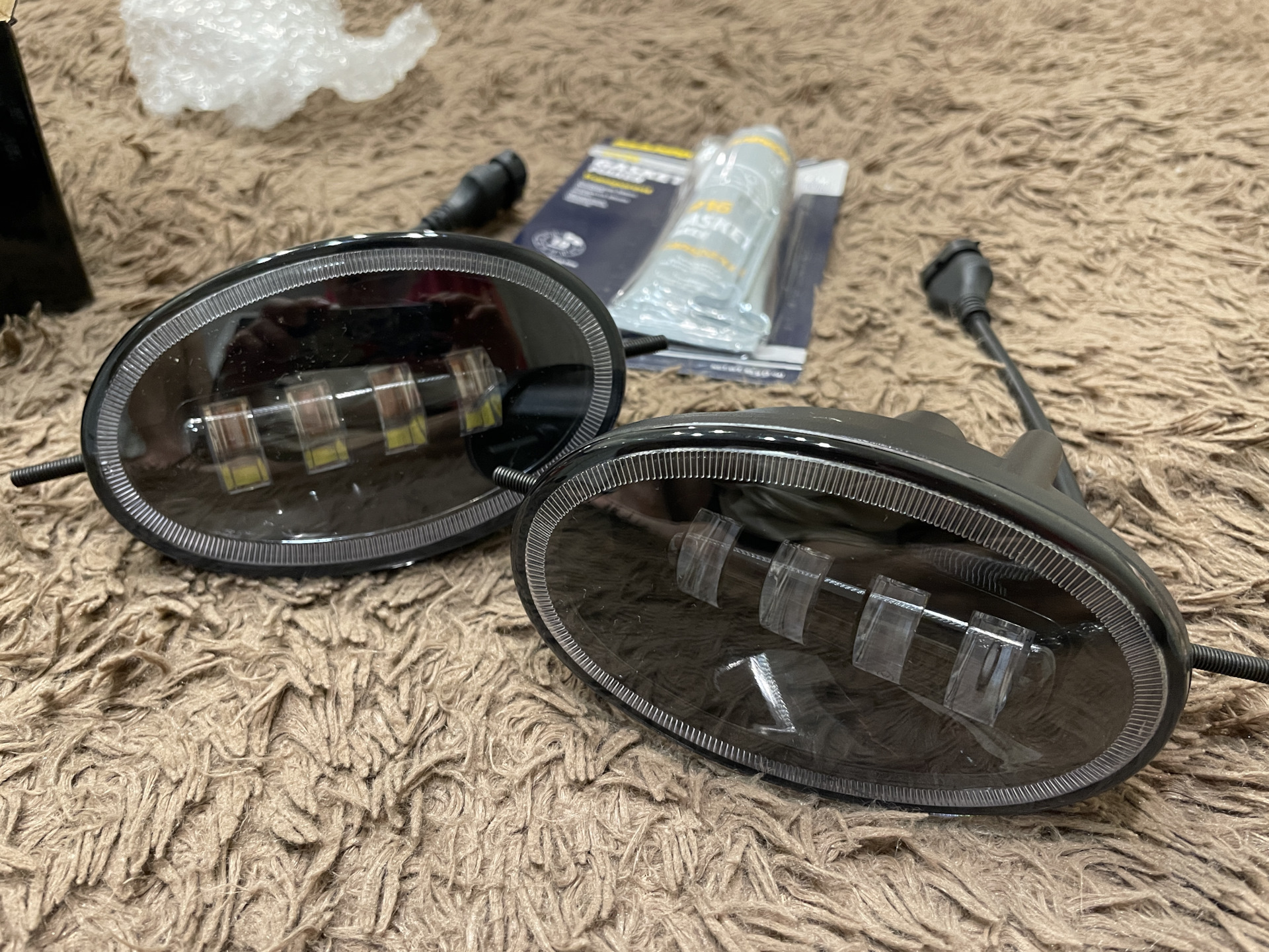 Новые туманки — Honda Civic (7G), 1,7 л, 2002 года | электроника | DRIVE2