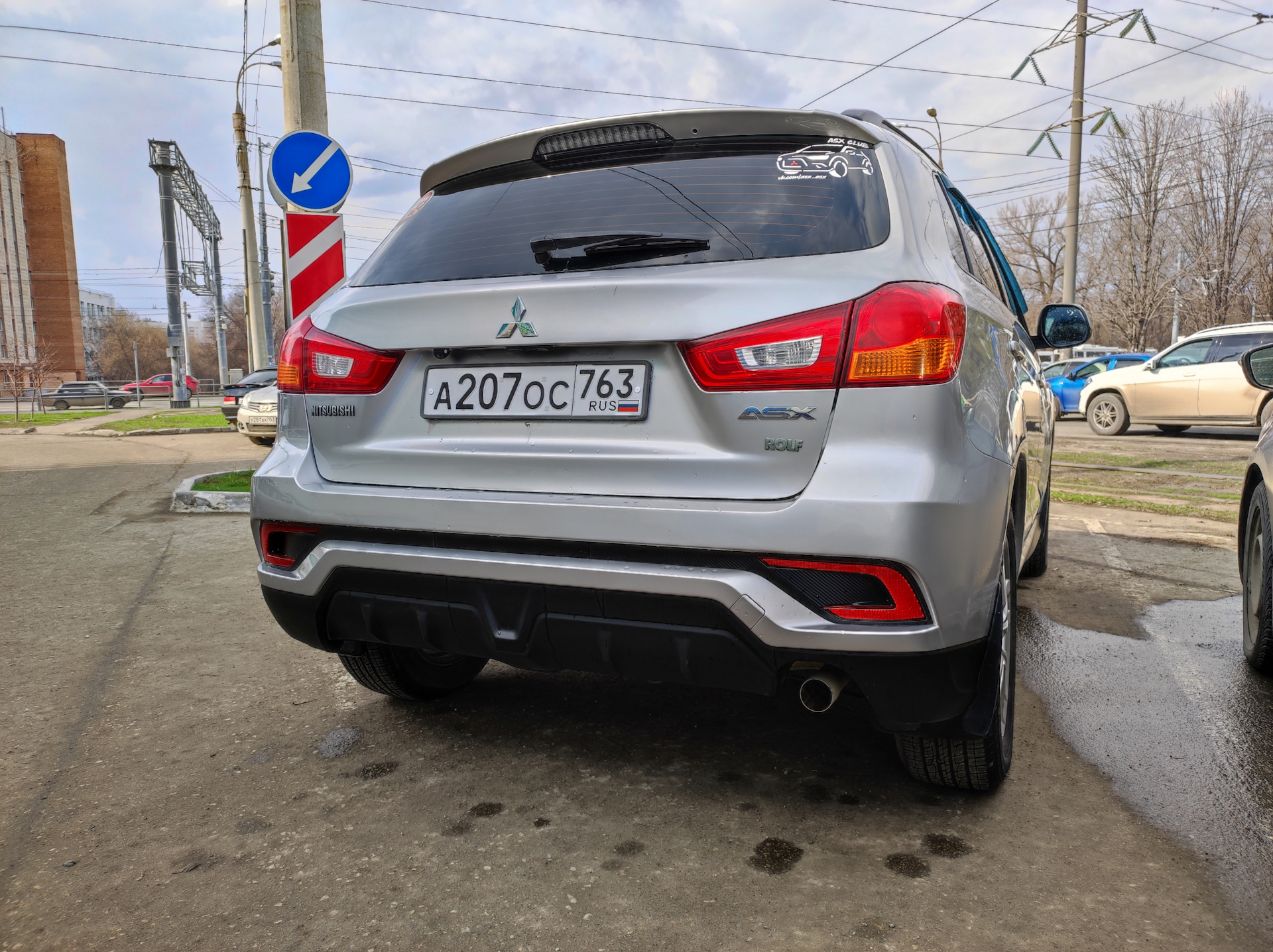 Задний бампер от ASX 2017 — Mitsubishi ASX, 1,6 л, 2012 года | стайлинг ...