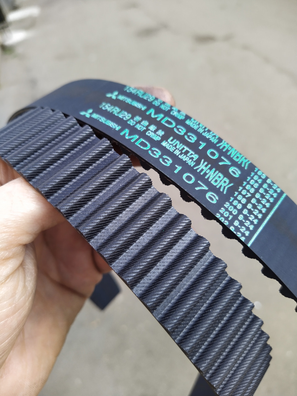 MD331076 Ремень грм Mitsubishi | Запчасти на DRIVE2