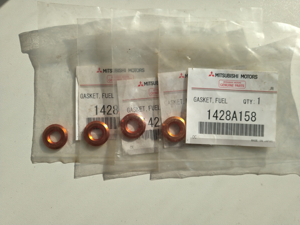 1465A303 Шайба топливной форсунки Mitsubishi | Запчасти на DRIVE2