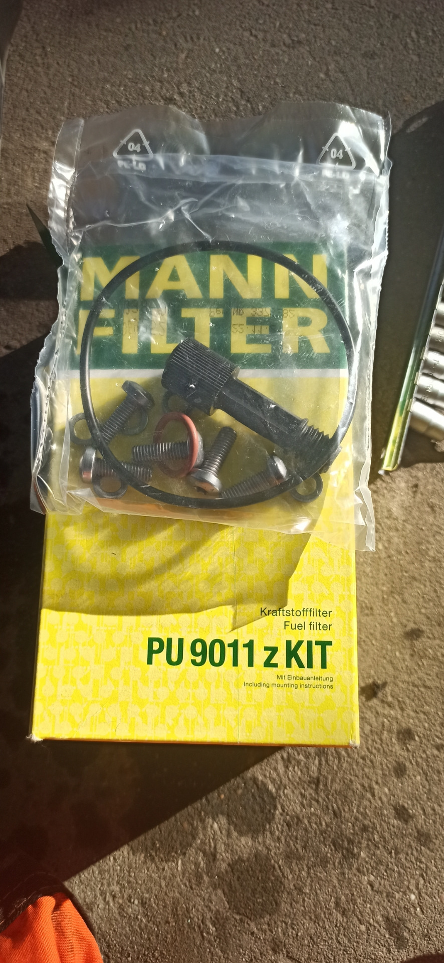 Топливный фильтр, ежегодная замена — Renault Dokker, 1,5 л, 2019 года ...