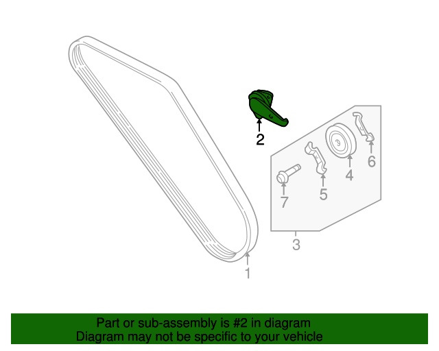 2528137101 Натяжная планка, поликлиновой ремень KIA HYUNDAI | Запчасти ...