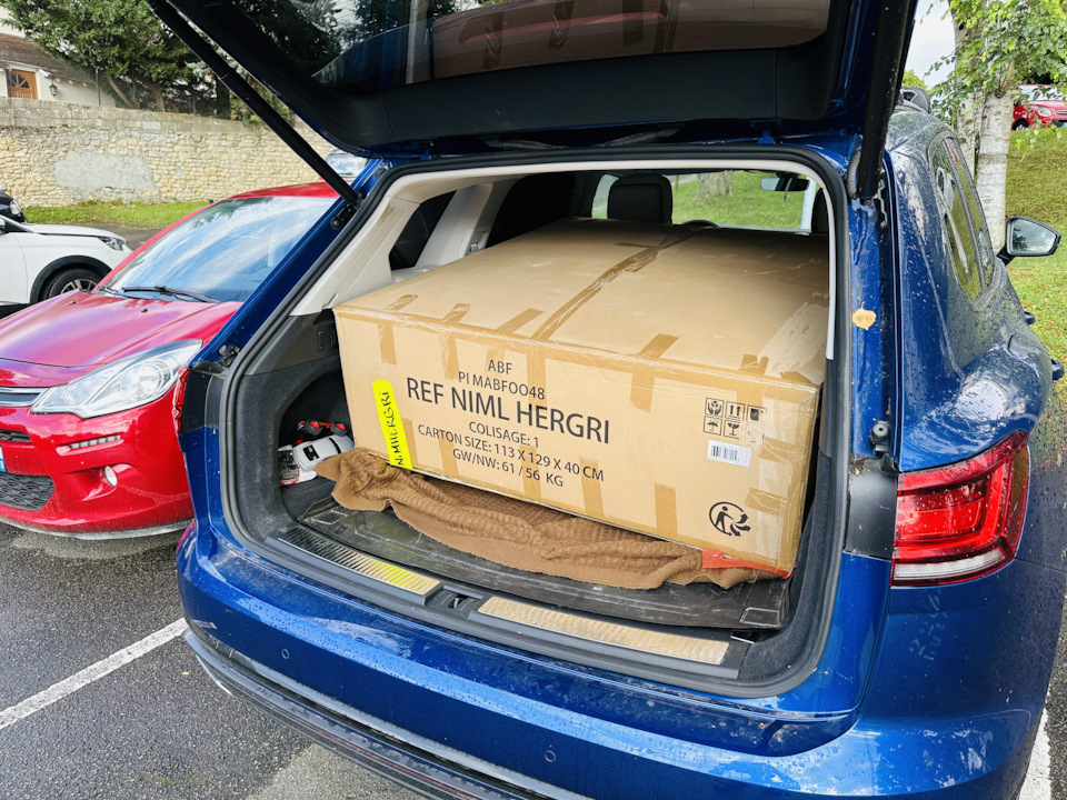 Габариты багажника тура — Volkswagen Touareg (3G), 3 л, 2018 года ...