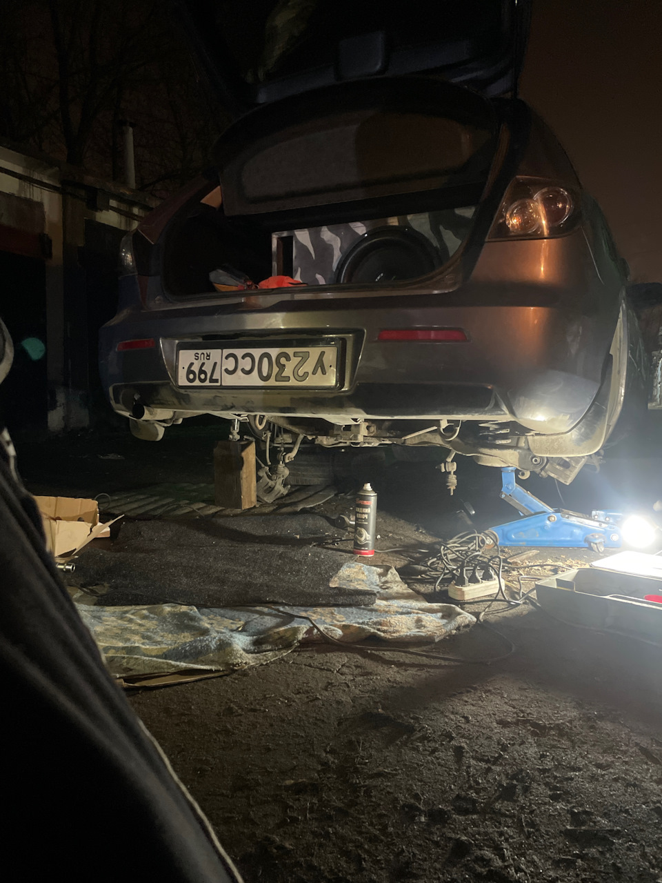 Замена задней подвески — Mazda 3 (1G) BK, 1,6 л, 2008 года | визит на сервис | DRIVE2