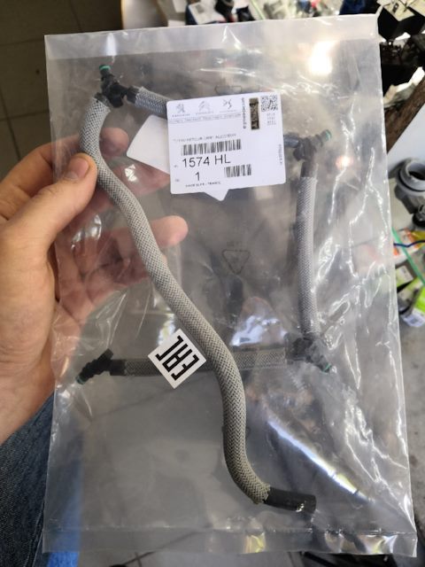 1574HL ТРУБКА ВОЗВРАТНАЯ/TUYAU RETOUR Peugeot Citroen | Запчасти на DRIVE2