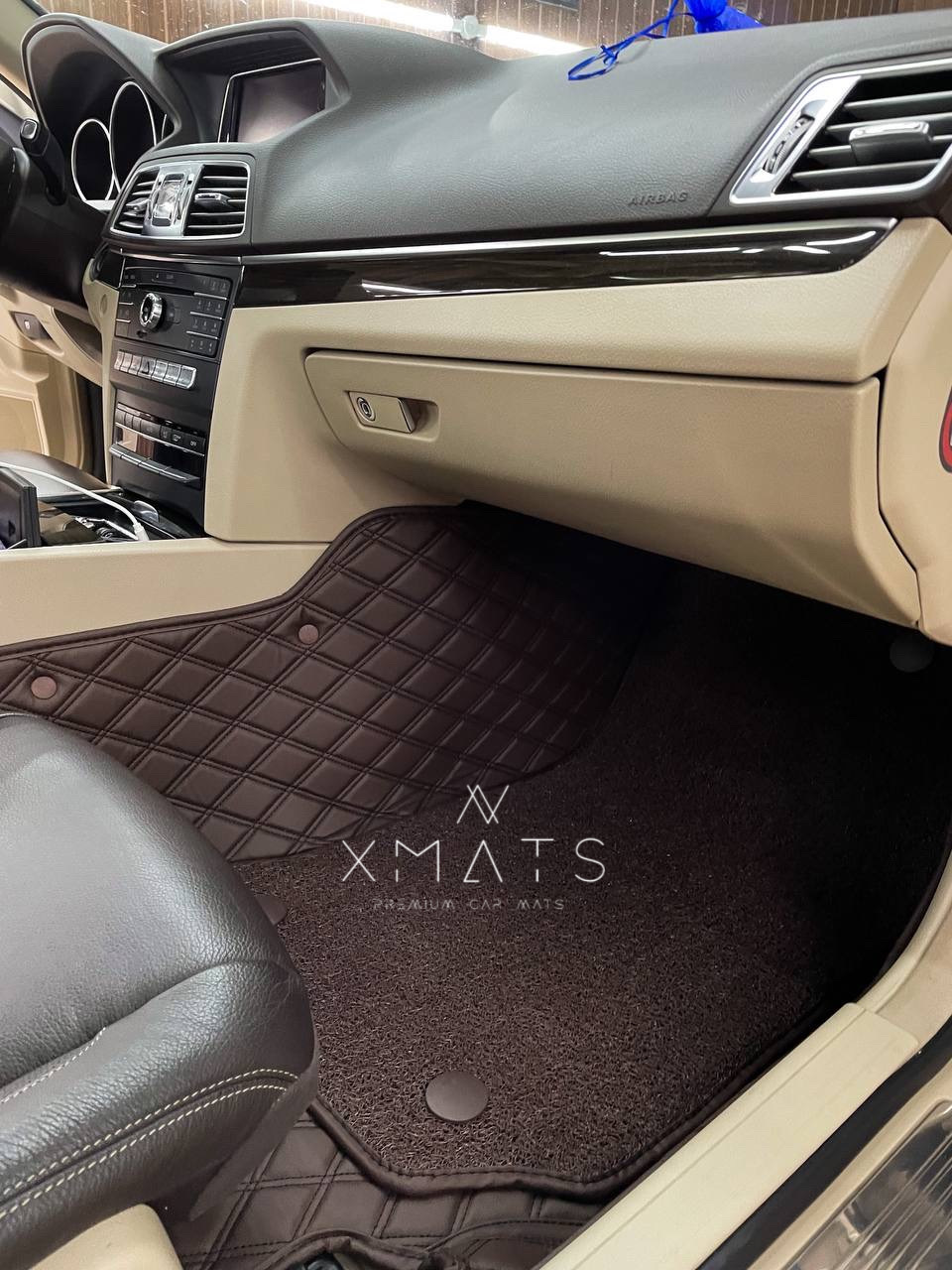 Коврики из экокожи для Mercedes-Benz E-Class W212 Купе. 3D коврики из ...