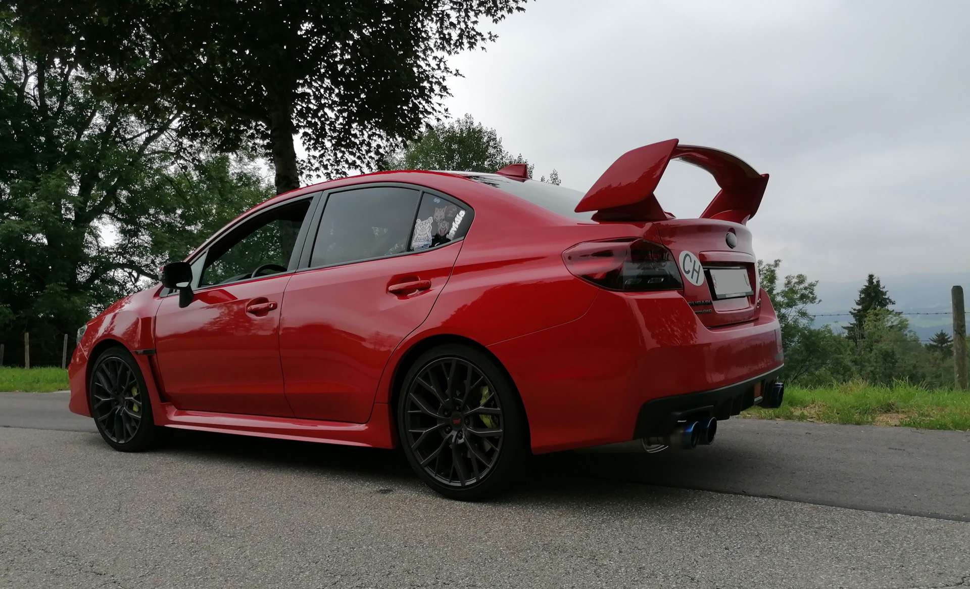 #60 Ранним утром ☕ Deutsche Alpenstraße 🇩🇪 [16] — Subaru WRX STI (VA), 2,5 л, 2018 года ...