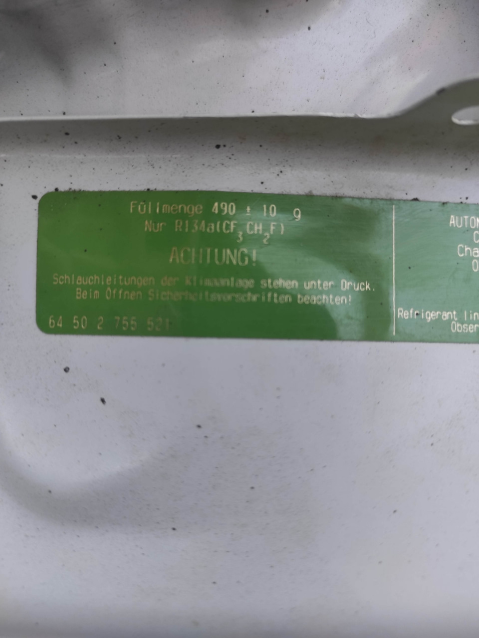 Заправка кондея — MINI Countryman (1G), 1,6 л, 2010 года | расходники ...