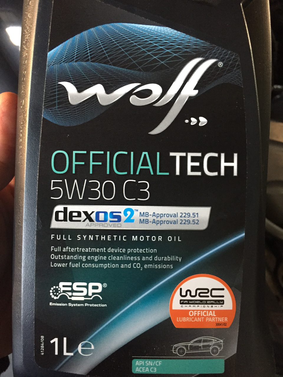 Масло Wolf officialtech 5w30 505.01 — Audi A4 Avant (B7), 1,9 л, 2006 года | плановое ТО | DRIVE2