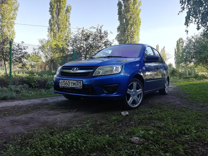 Тонировка "Хамелеон 93%" на лобовое (ветровое) стекло — Lada Гранта (1G ...