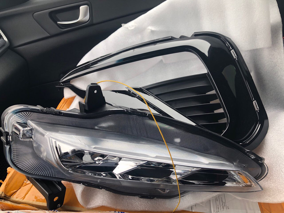 Светодиодные двухрежимные ПТФ — KIA Optima (4G), 2 л, 2018 года ...