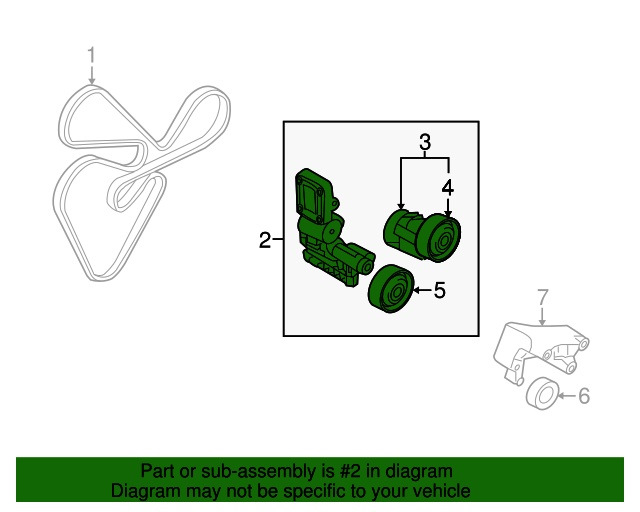 252802G110 КОМПЛЕКТ ШКИВОВ НАТЯЖИТЕЛЯ РЕМНЯ ГРМ В СБОРЕ (3ШТ) ДЛЯ ...